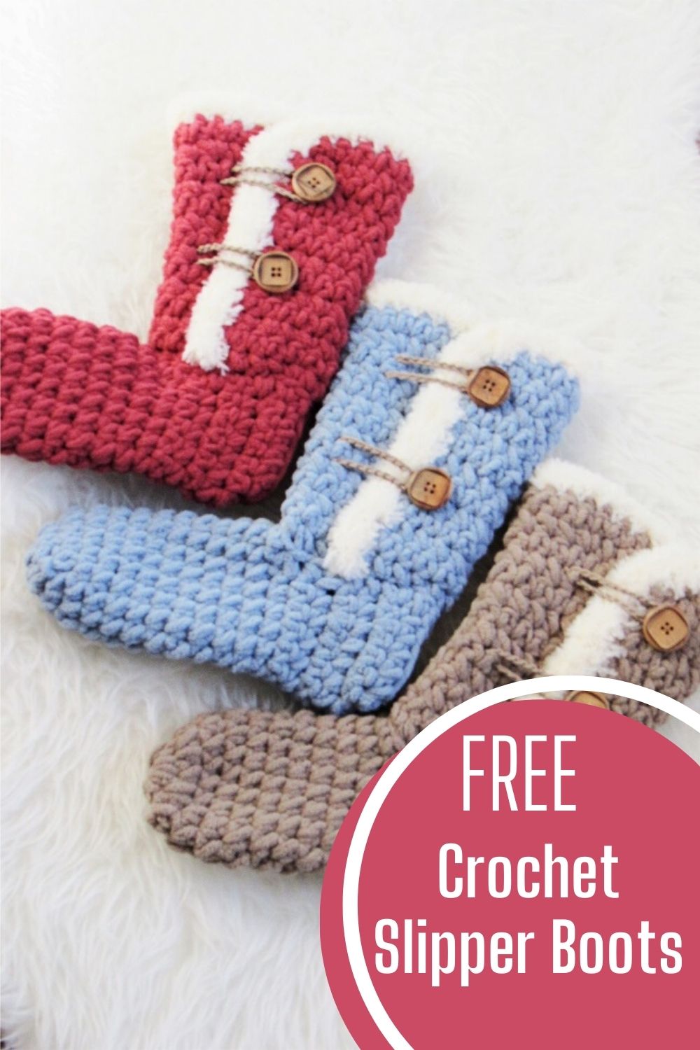 Free Crochet Boots, Easy Pattern - Crochet Dreamz