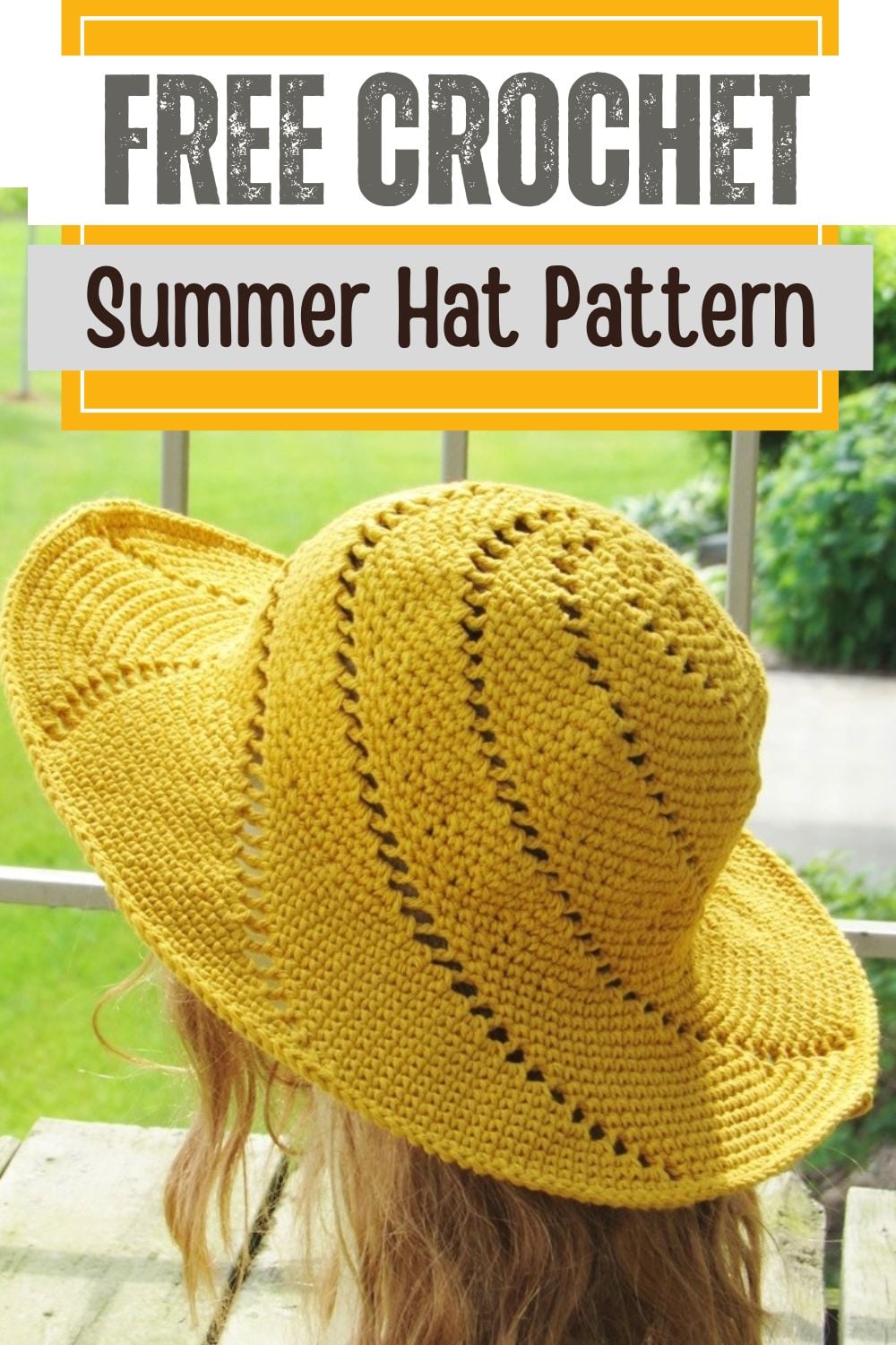 Simple Crochet Summer Hat- Make a Statement! - Crochet Dreamz