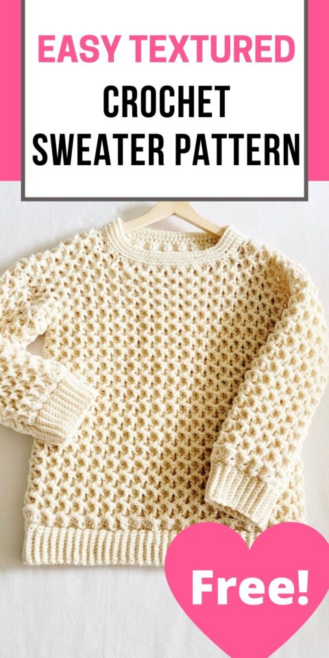 Crochet Sweater Pattern, Chains of Love Sweater - Crochet Dreamz