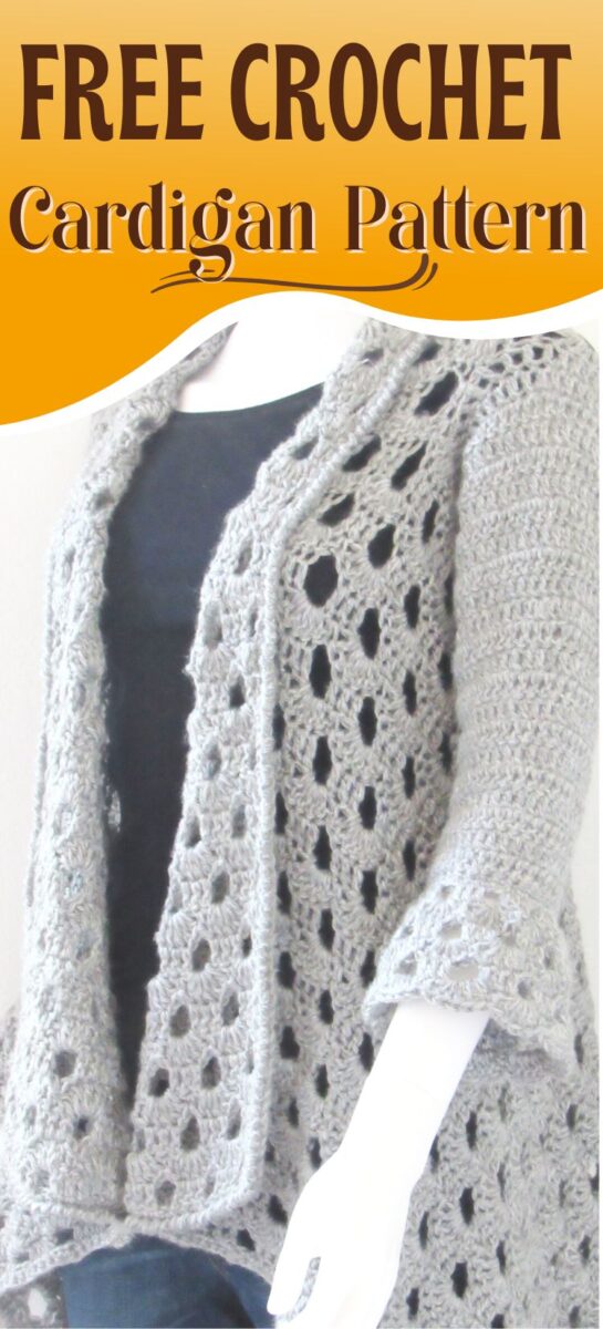 Crochet One Piece Cardigan Pattern, Grace Cardigan - Crochet Dreamz