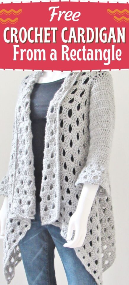 Crochet One Piece Cardigan Pattern, Grace Cardigan - Crochet Dreamz