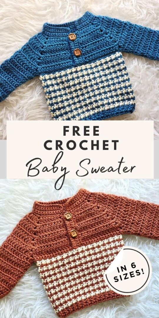 Free Crochet Toddler Sweater Pattern - Crochet Dreamz