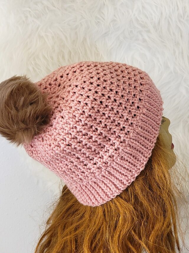 Easy Worsted Weight Crochet Hat Pattern - Crochet Dreamz