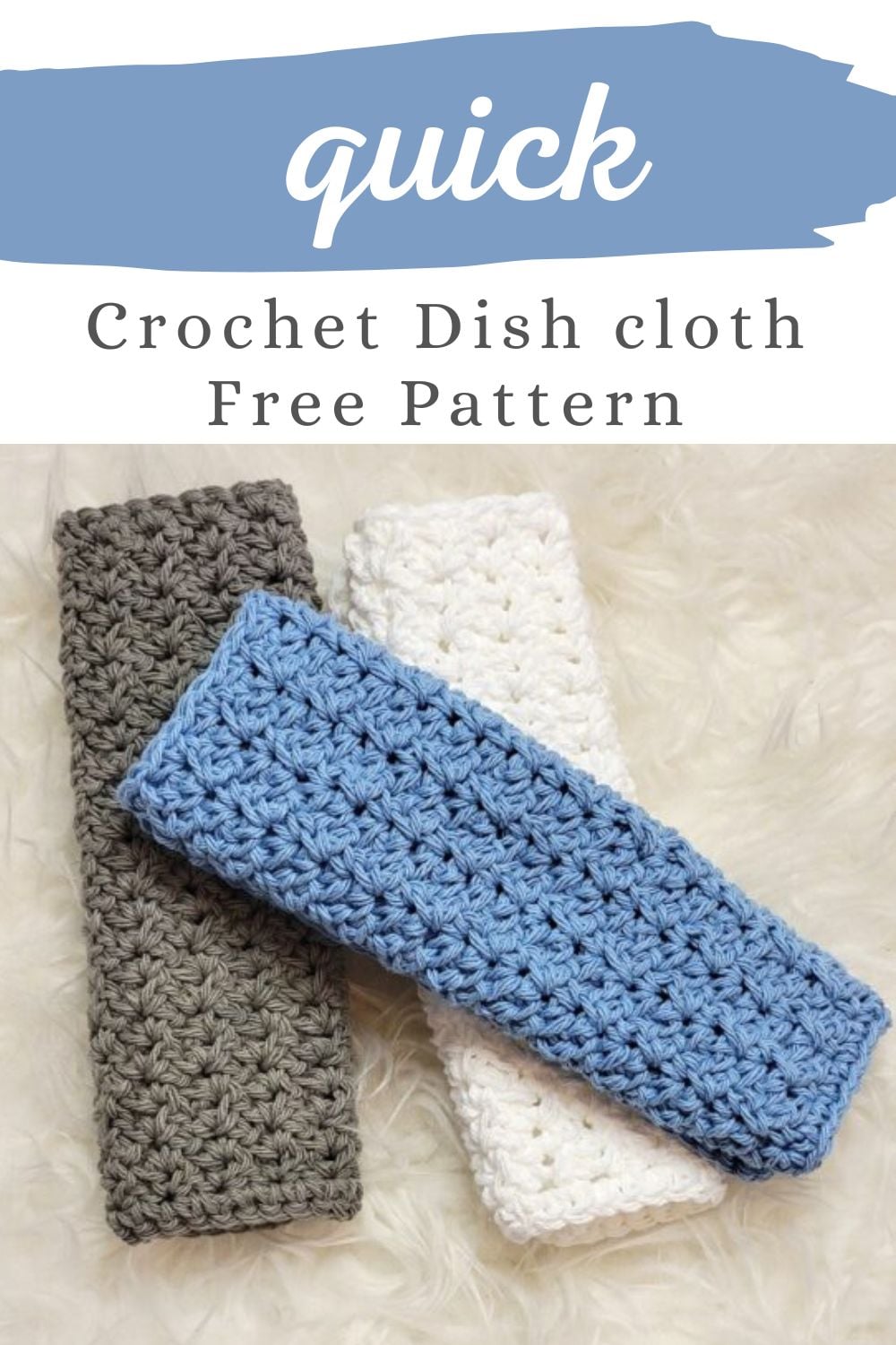 Country Dish Rags Crochet Pattern - Crochet Dreamz
