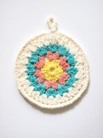 Crochet Round Dishcloth Pattern - Crochet Dreamz