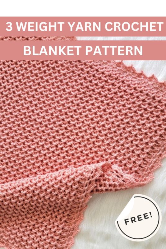 Crochet Blanket with 3 Weight Yarn, Vintage Vibes Blanket - Crochet Dreamz