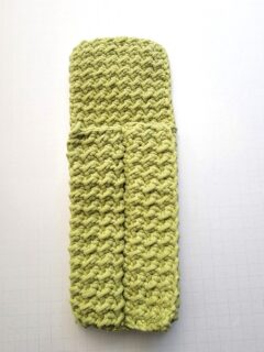 Trifold Crochet Wallet Pattern Made from 1 Flat Piece