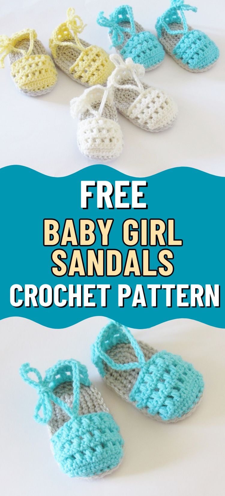 Baby Girl Sandals Crochet Pattern - Crochet Dreamz