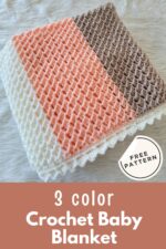 Crochet 3 Color Blanket Afghan Pattern, Cuddle Clouds Blanket - Crochet ...