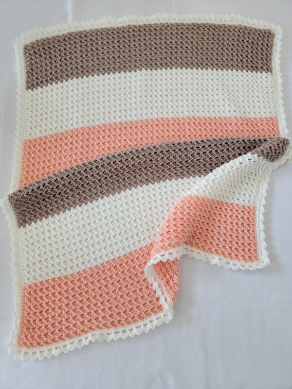 Crochet 3 Color Blanket Afghan Pattern, Cuddle Clouds Blanket - Crochet ...