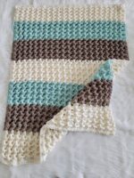 One Row Repeat Crochet Blanket - Crochet Dreamz