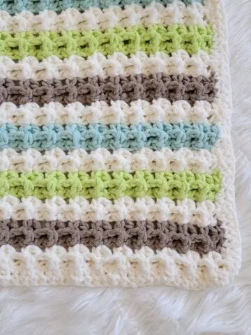 Crochet Newborn Blanket Pattern Free, Nature's Cradle Blanket - Crochet ...