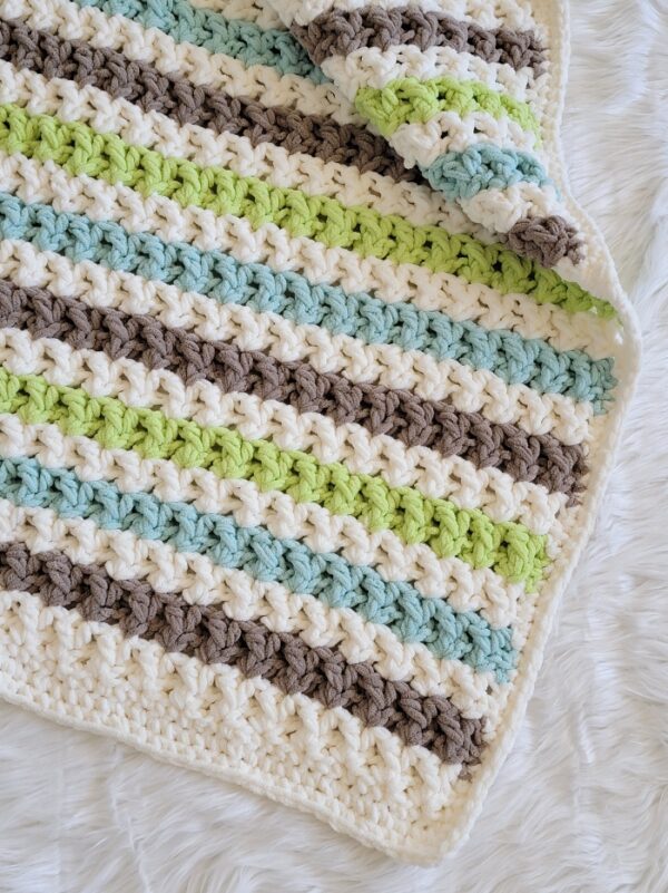 Crochet Newborn Blanket Pattern Free, Nature's Cradle Blanket - Crochet ...