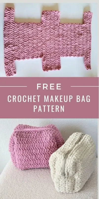 Crochet Makeup Bag Pattern Free