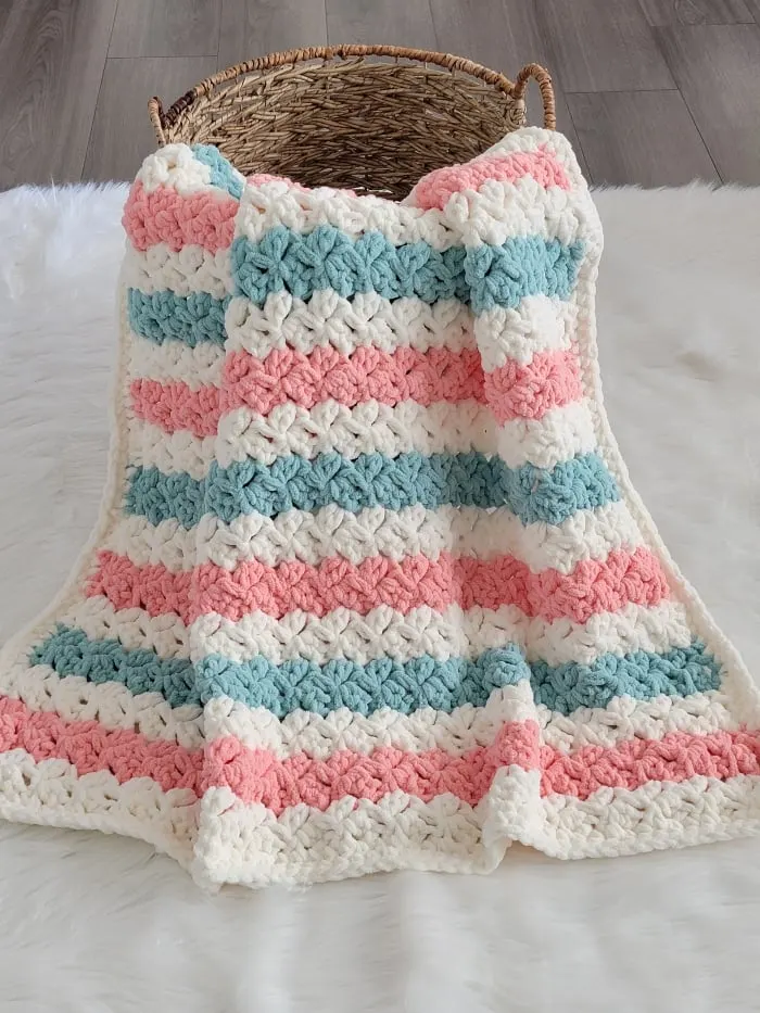 Fast Crochet Blanket, Pansy Lane Blanket - Crochet Dreamz