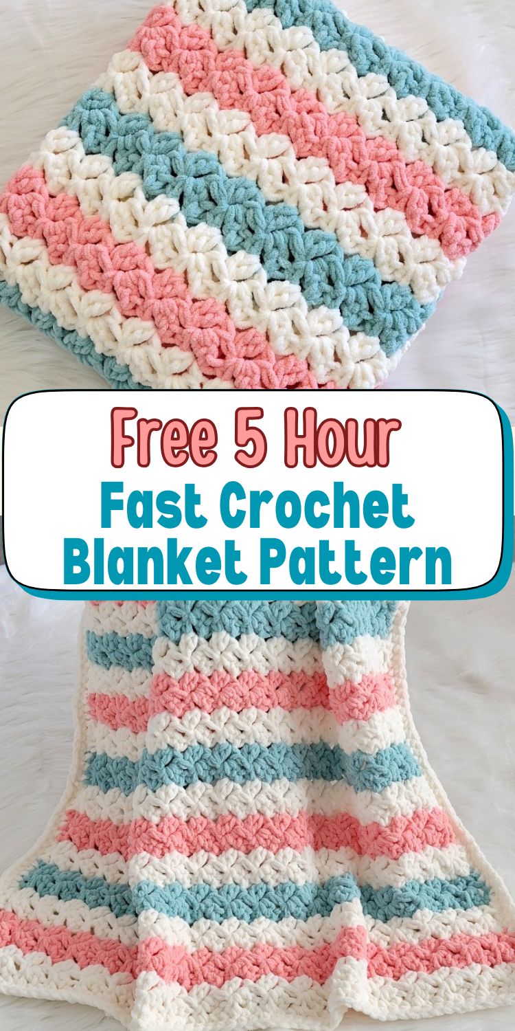 Fast Crochet Blanket, Pansy Lane Blanket - Crochet Dreamz