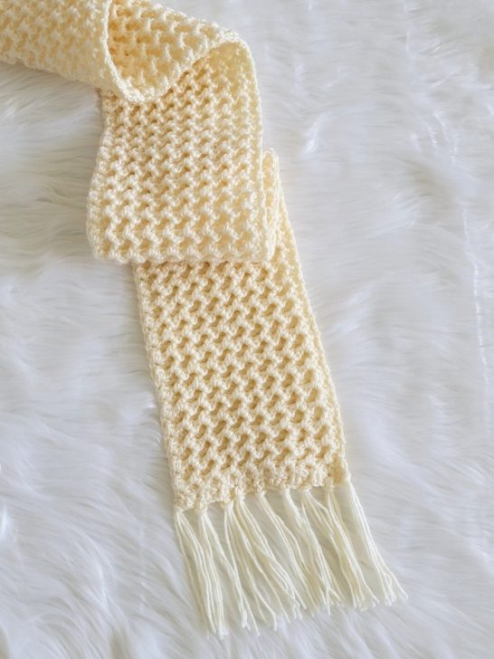 Crochet Winter Scarf (Free) - Crochet Dreamz