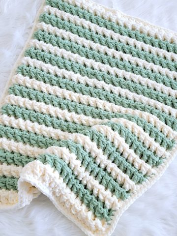 Chunky Crochet Blanket Free Pattern - Crochet Dreamz