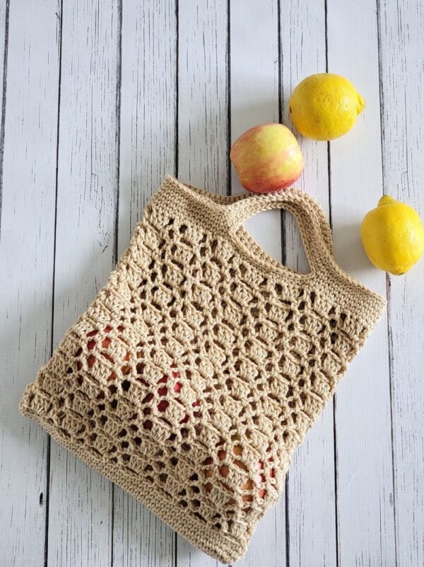 Crochet Produce Bag Free Pattern, Farmers Market Bag - Crochet Dreamz