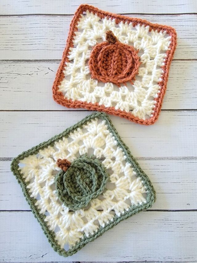 Pumpkin Coasters Free Crochet Pattern - Crochet Dreamz